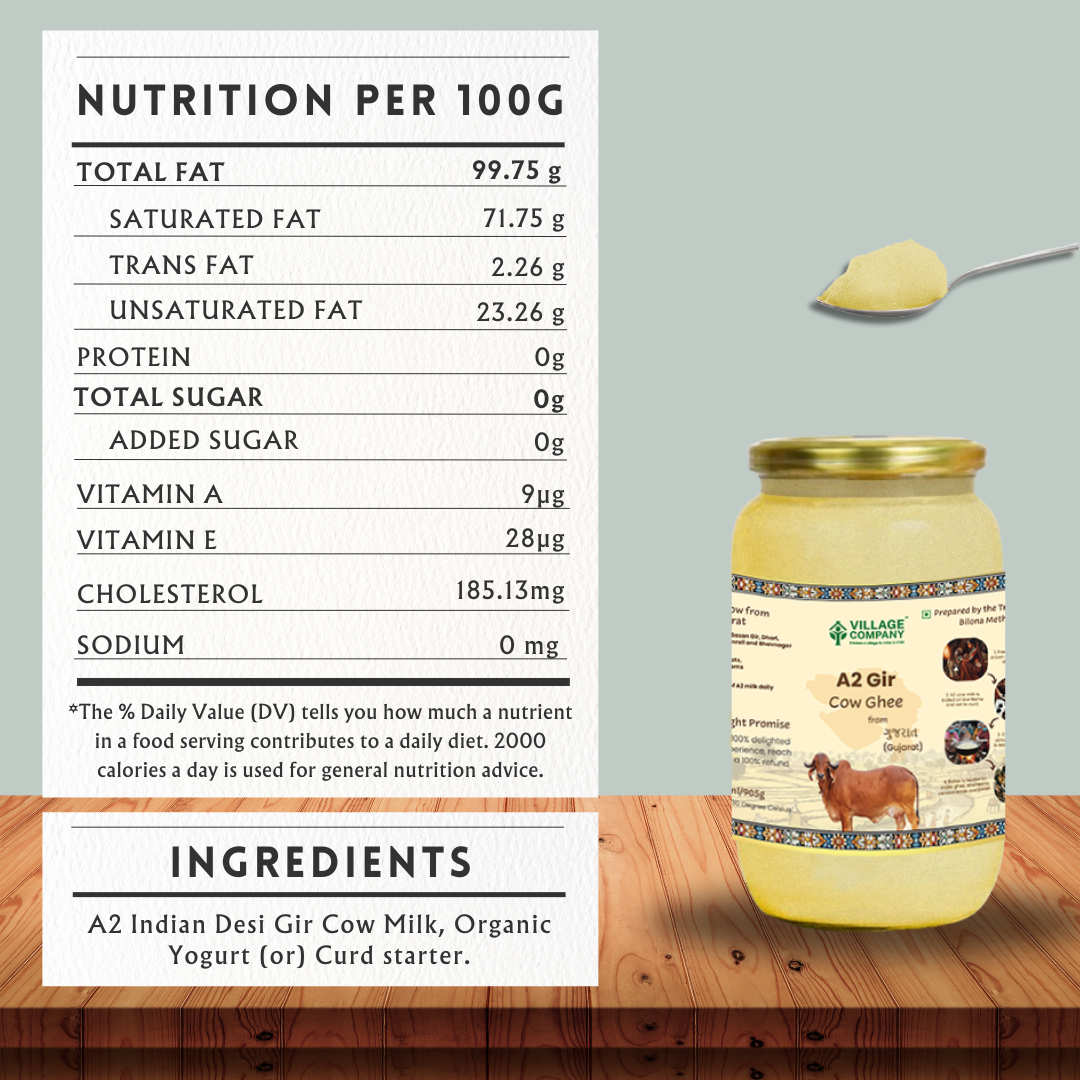 A2 Gir Cow Bilona Ghee from Villages of Gujarat – Village Company